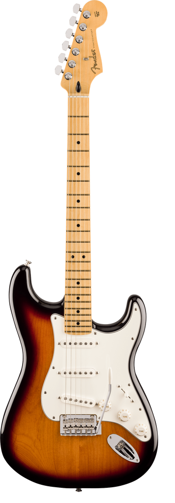 Fender Player Anniversary Stratocaster SSS Maple Neck in 2 Tone Sunbur