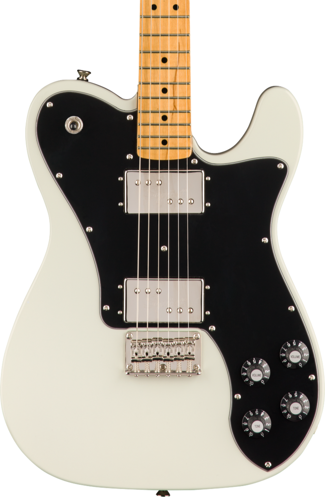 Squier Classic Vibe 70's Telecaster Deluxe in Olympic White with Maple