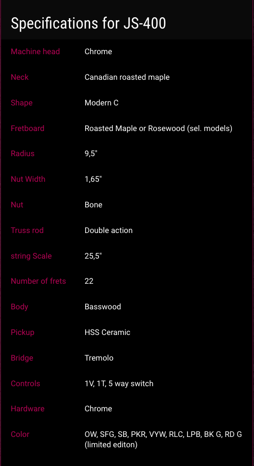 Jet Guitars JS-400 S-Type HSS Electric Guitar in Lake Placid Blue