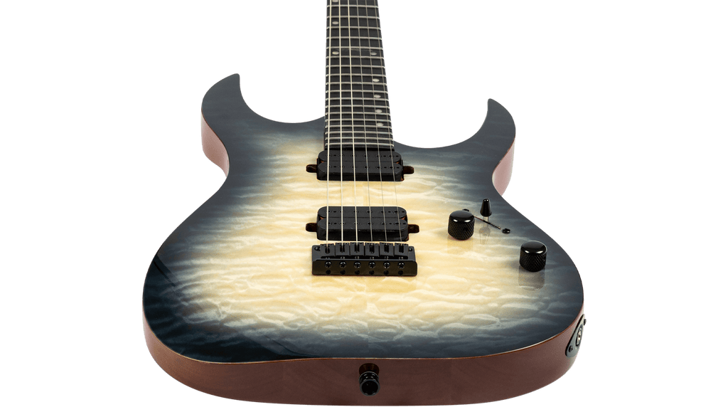 Spira S-500 QGY E Electric Guitar HH in Trans Grey
