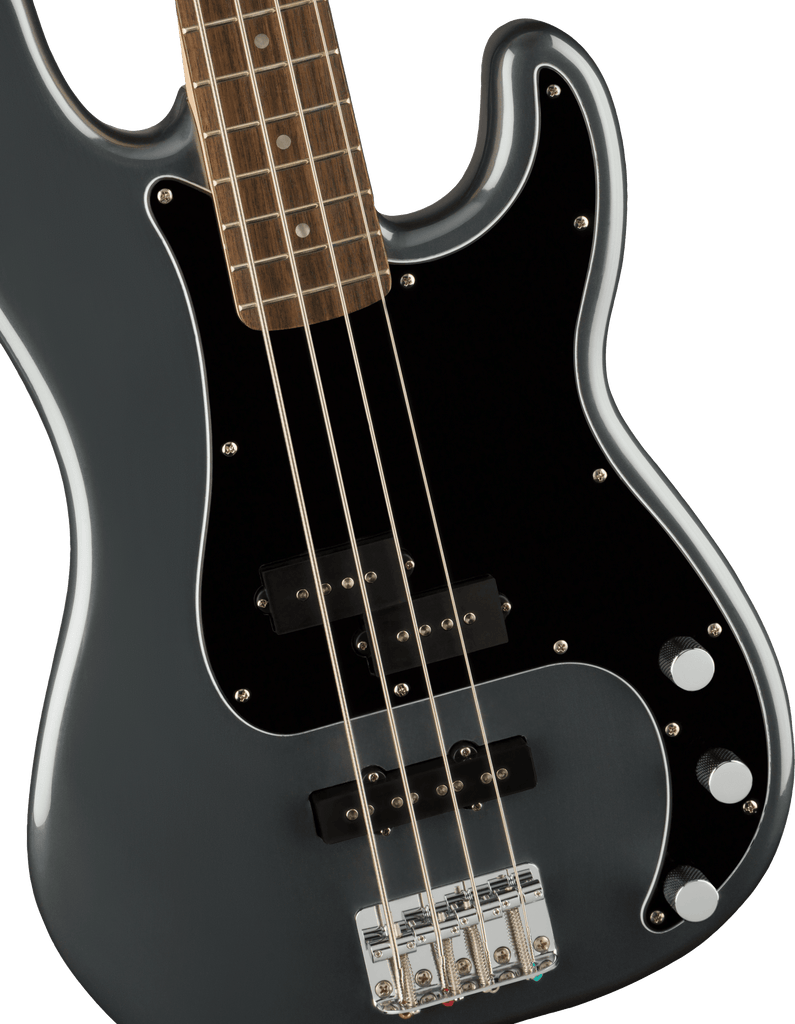 Fender Squier Affinity Precision PJ Bass Guitar in Charcoal Frost Meta